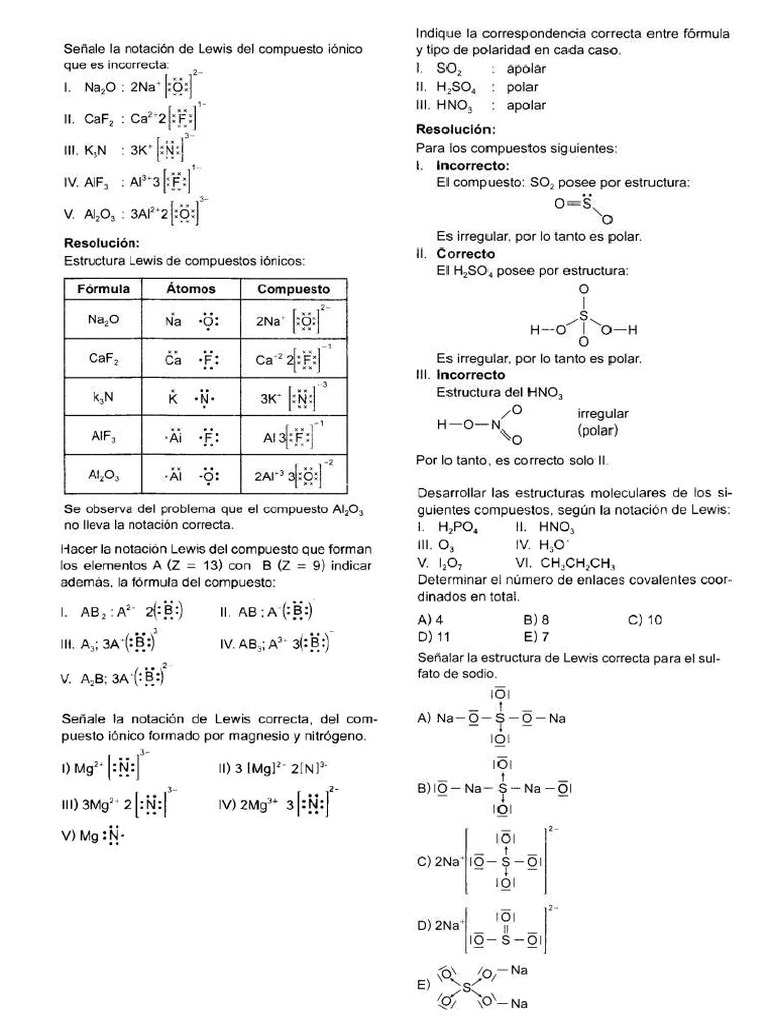 Quimica 5to | PDF