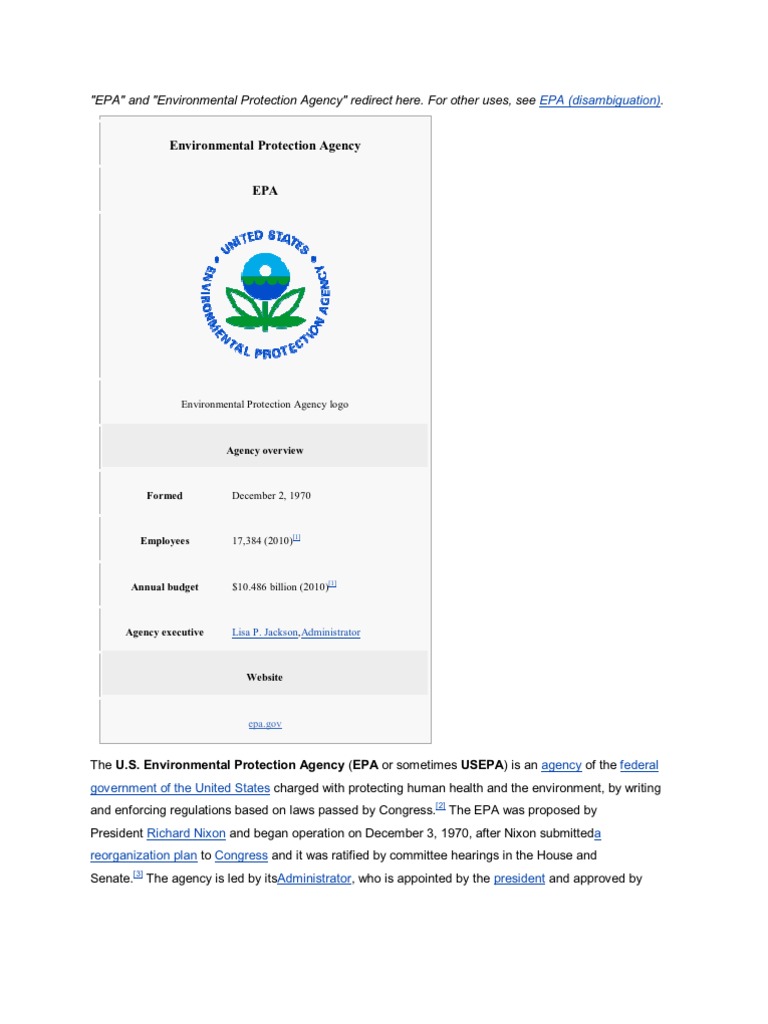 C CC C: Environmental Protection Agency Logo | PDF