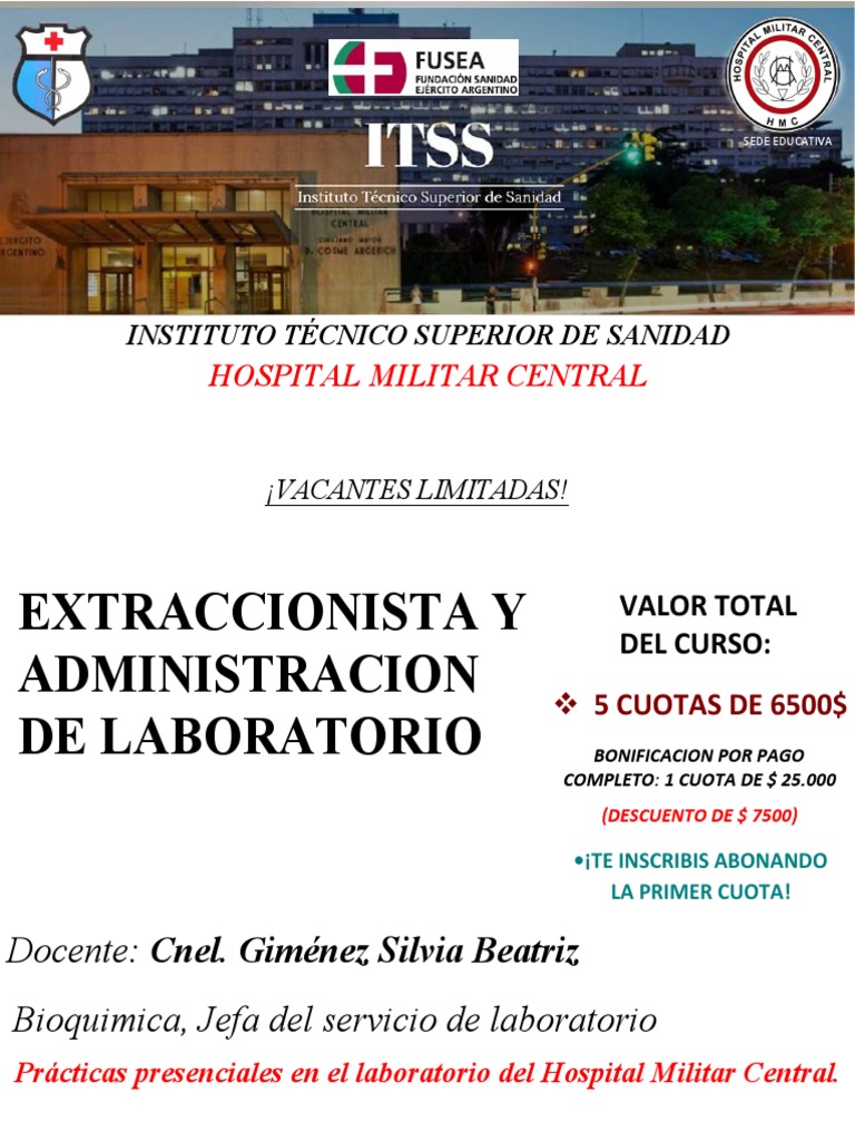 Cursos Hospital Militar Extraccionista 2C | PDF