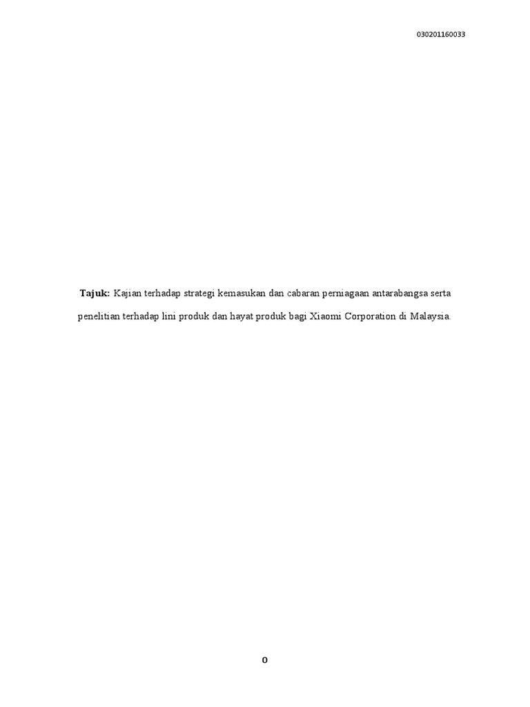 Xiaomi | PDF | Bisnis