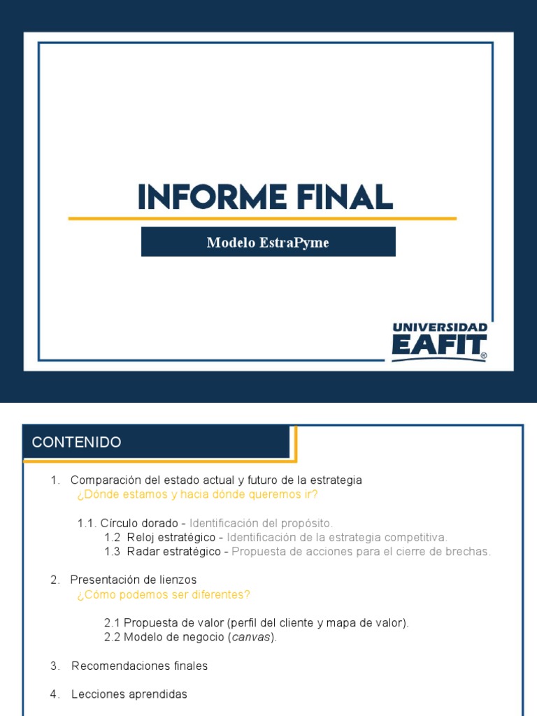 Anexo 6. Plantilla Informe Final | PDF | Business | Economias