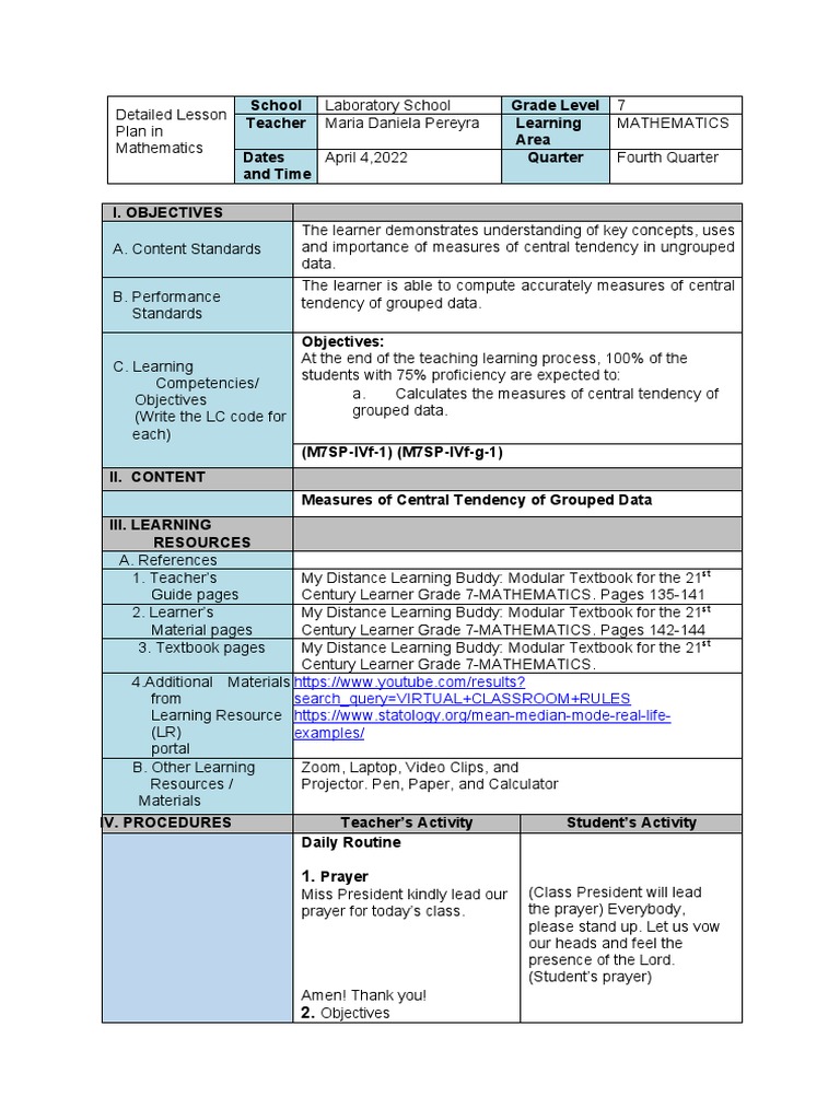 Grouped Data | PDF | Mode (Statistics) | Mean