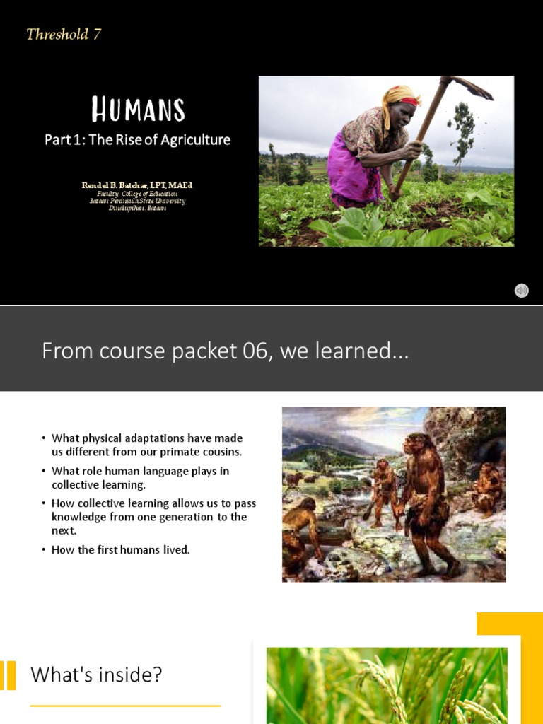 BH Packet 7 | PDF | Agriculture | Calorie