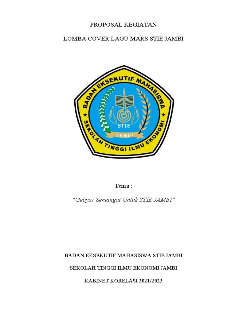 Proposal Lomba Cover Lagu | PDF