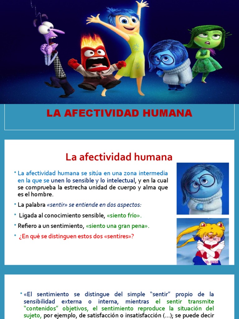 La Afectividad Humana Der Pdf