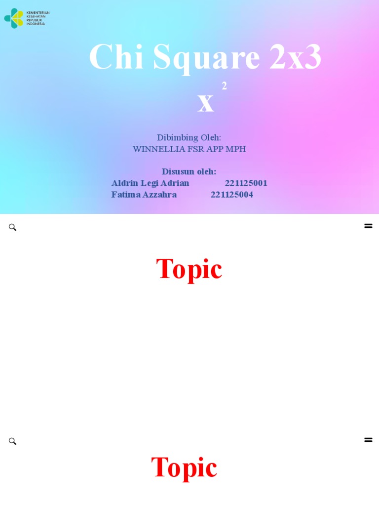 Uji Chi-Square 2x3: Definisi dan Contoh | PDF