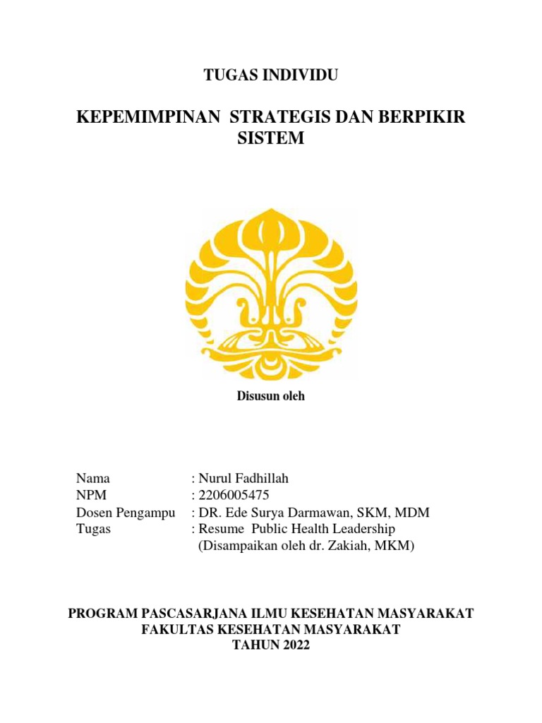 Nurul Fadhillah, Tugas Individu 2 Resume Dr. Zakiah MKM | PDF