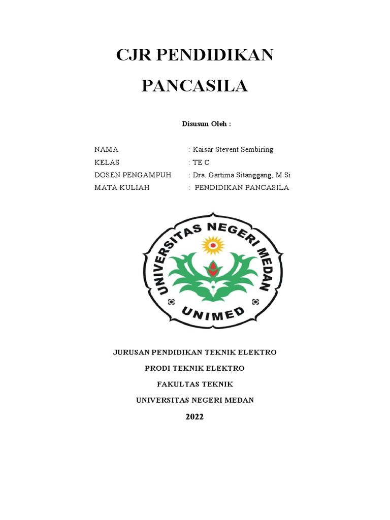 Kaisar Stevent S - 5213230024 - CJR Pancasila | PDF