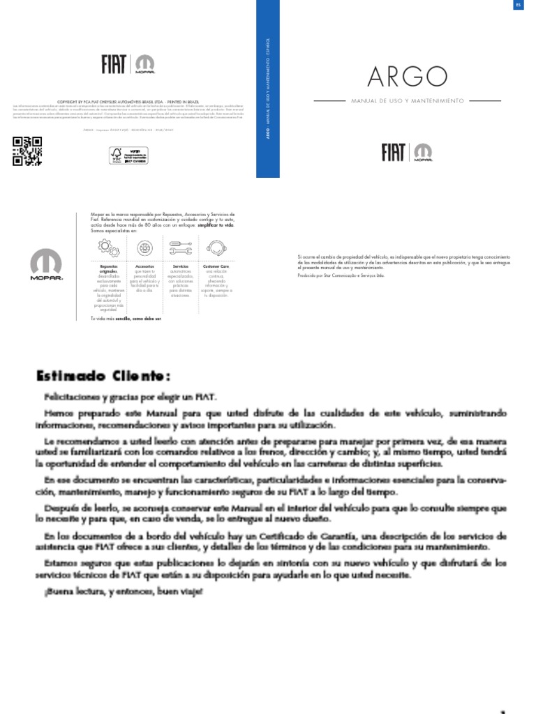 Manual Argo Esp2021 | PDF