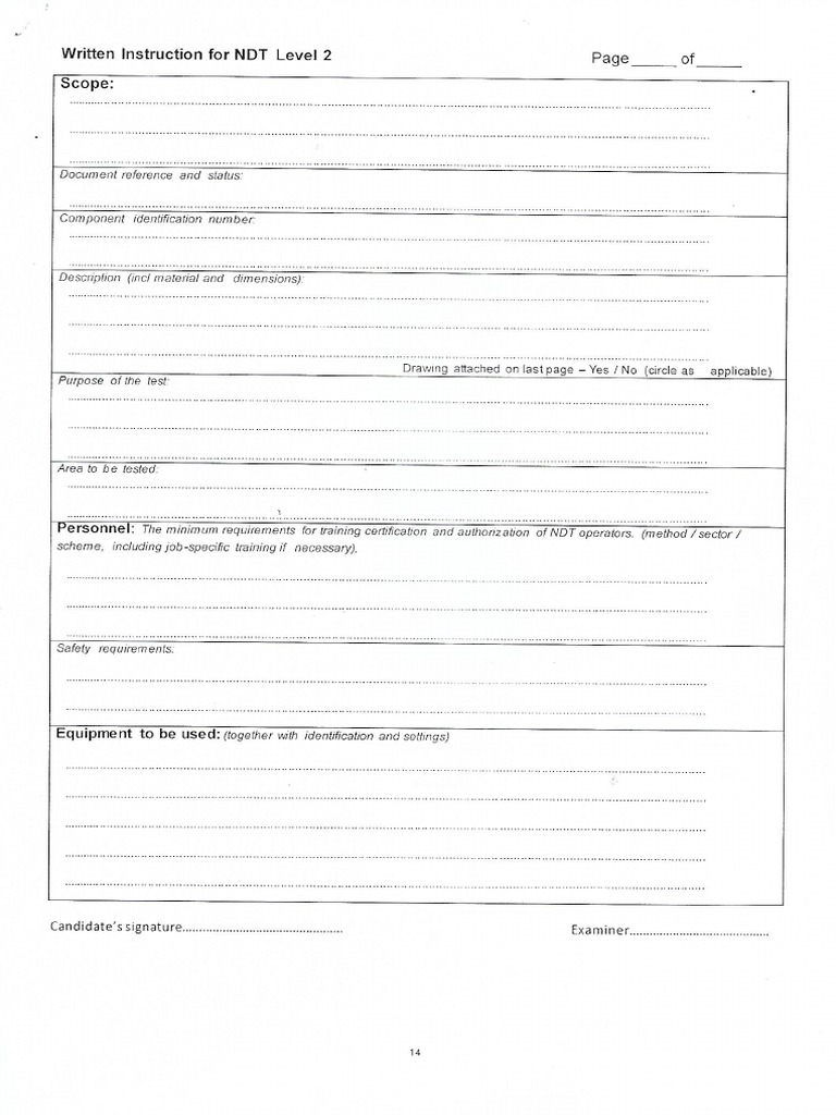 Form Written Instruction Ut | PDF