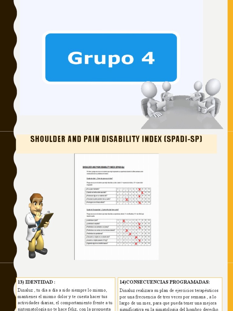 SHOULDER AND PAIN DISABILITY INDEX (SPADI-Sp) 2 | PDF