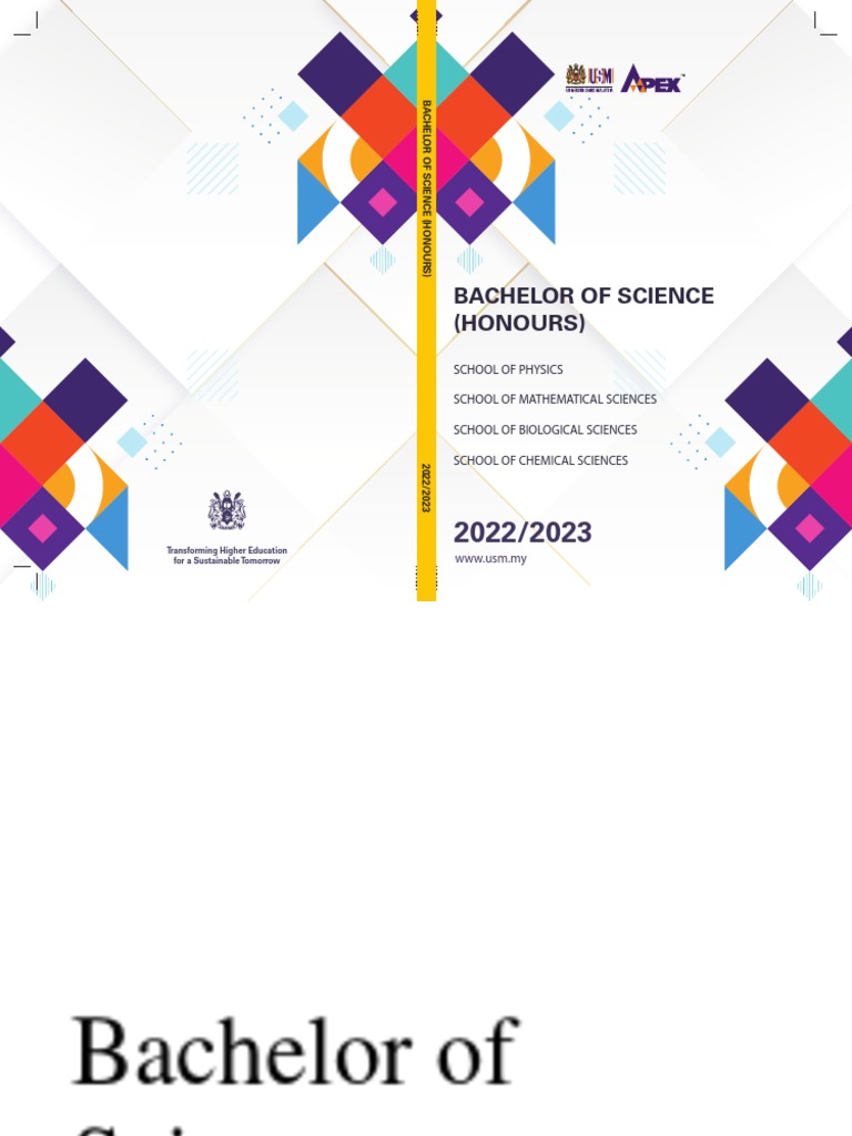 Booklet 2223 | PDF | Bachelor's Degree | Academic Degree