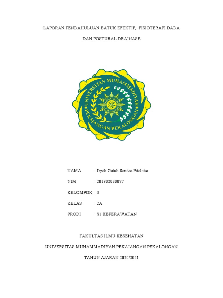 LP Batuk Efektif, Fisioterapi Dada | PDF