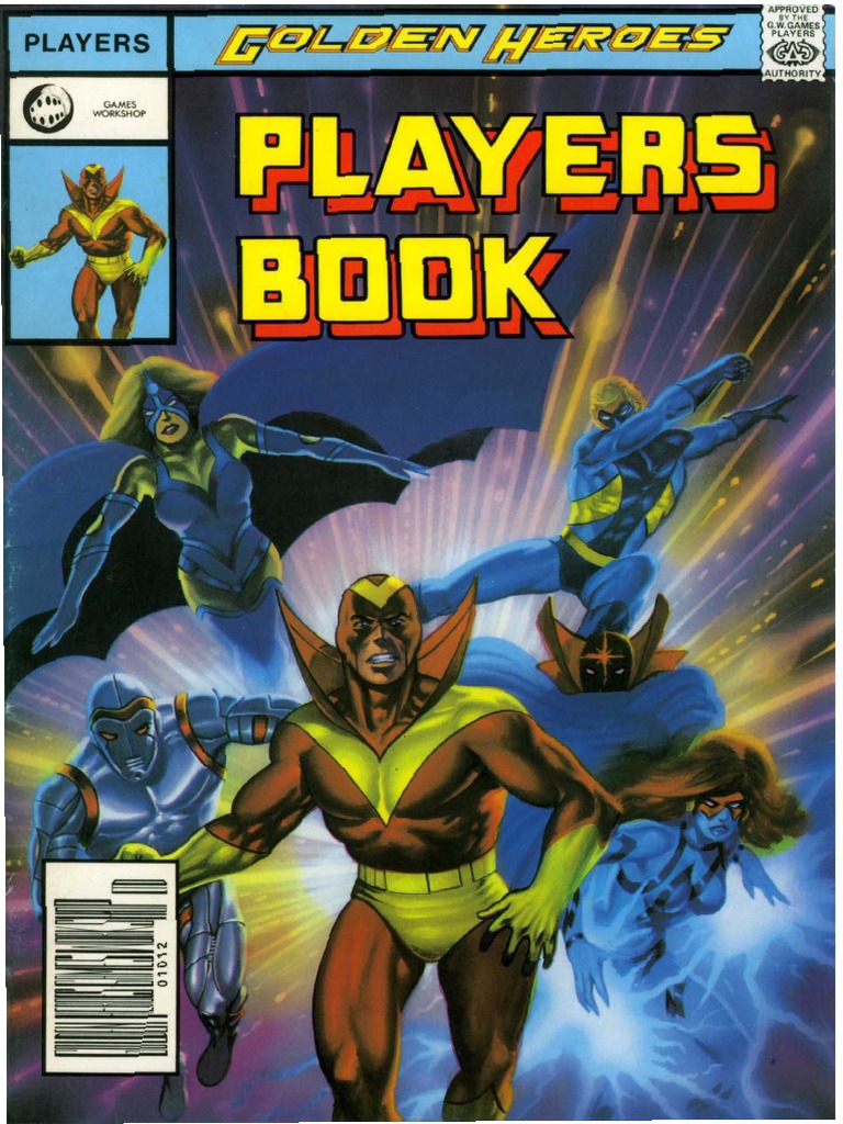 Golden Heroes RPG - GW - Players Book (OCR) | PDF | Dice | Gaming