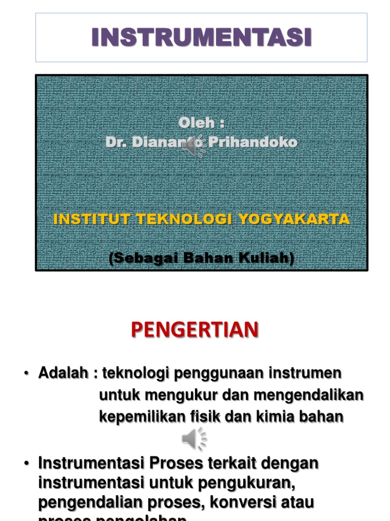 Variabel Dalam Instrumentasi | PDF