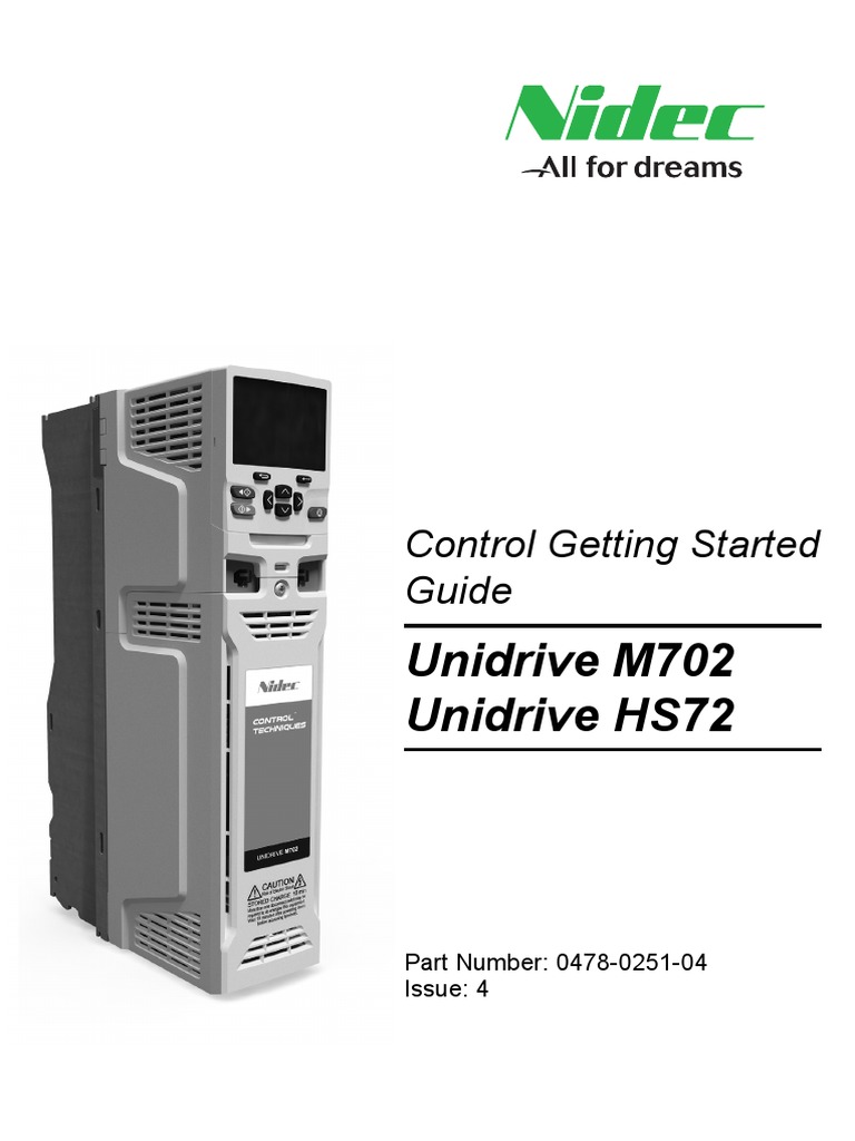 Unidrive M702 - HS72 Control GSG English Iss4 (0478-0251-04) - Approved ...