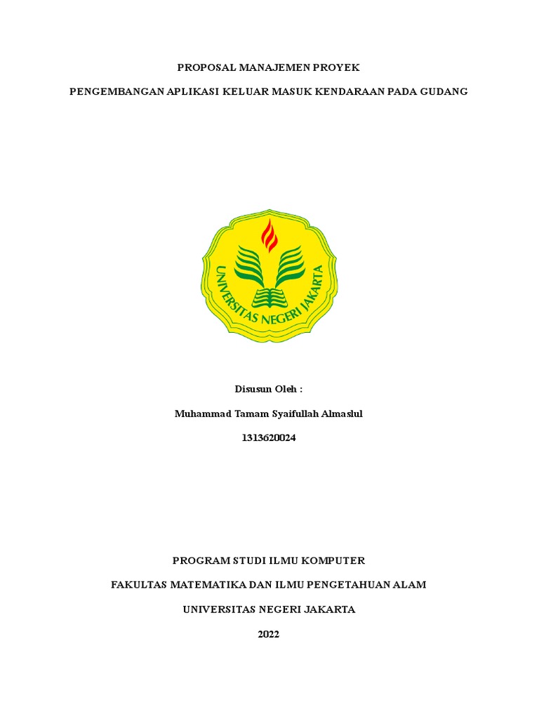 Muhammad Tamam Syaifullah A - UTS MANPRO | PDF