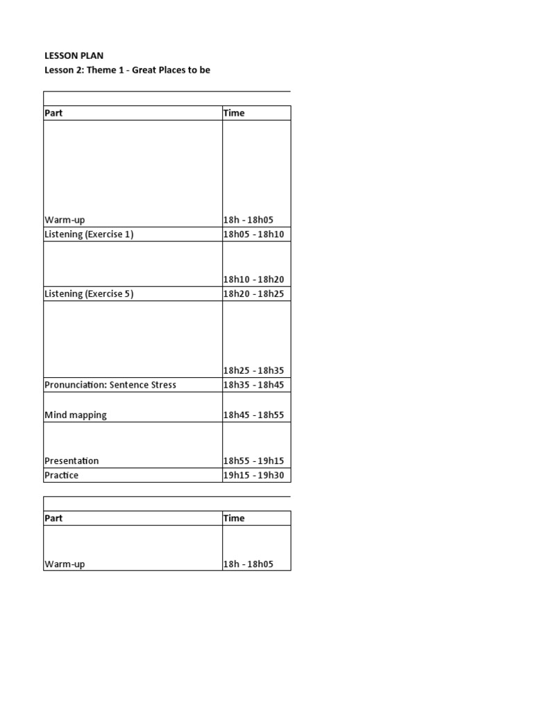 Lesson Plan | PDF | Syntax | Human Communication