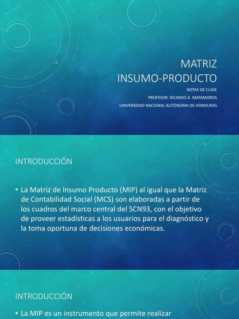 Matriz Insumo Producto | Descargar gratis PDF | Matriz (Matemáticas) | Bienes