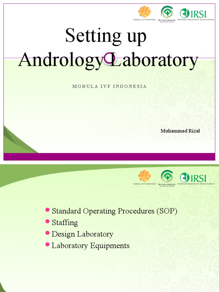 Setting Andrology Lab IRSI | PDF