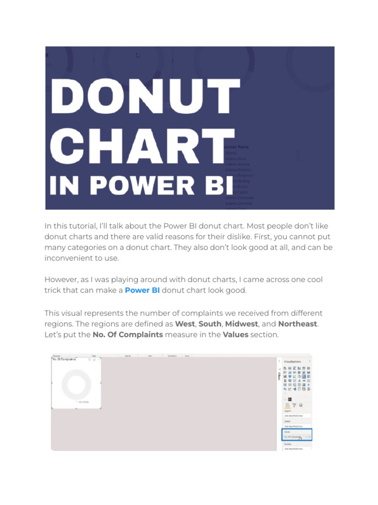 Donut Chart Task | PDF | Pie Chart | Software