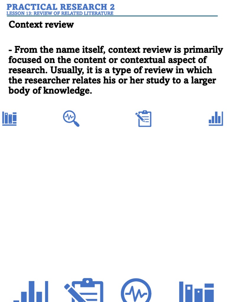 Lesson 13 Review of Related Literature | PDF | Knowledge | Literature ...