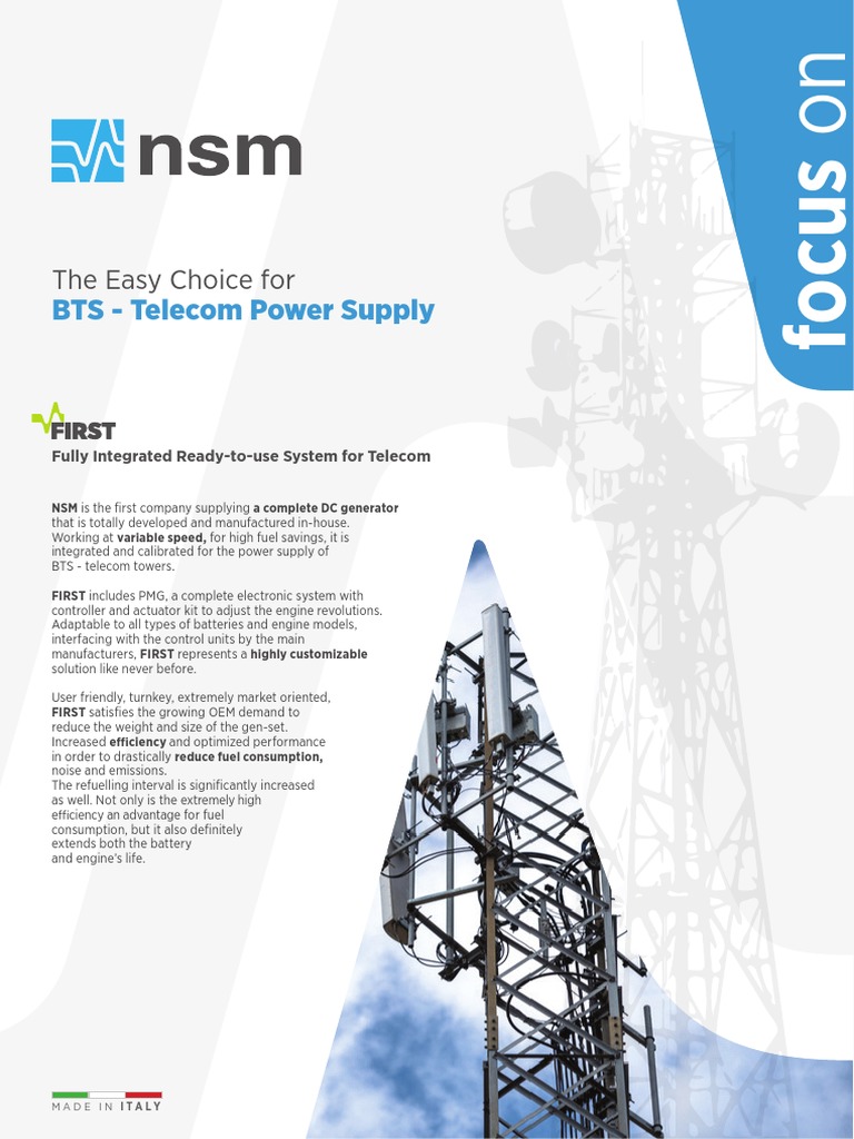 NSM Telecom Power Supply Solutions | PDF | Power Supply | Rectifier