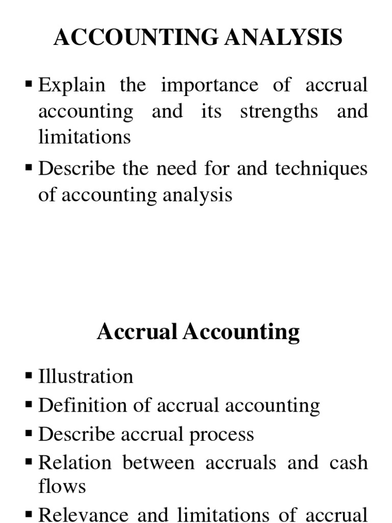 Chapter 2 - Accounting Analysis - SV | PDF | Accounting | Accrual