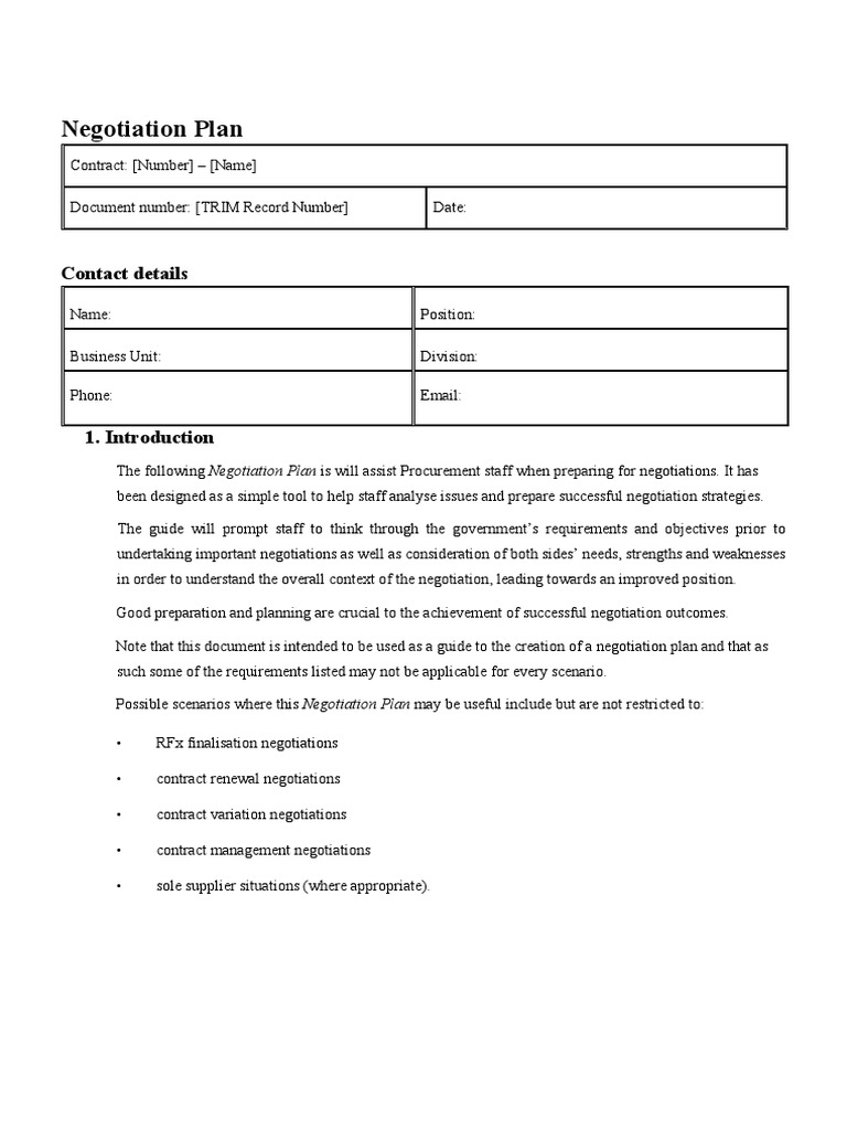 RIIBEF601E Assignment | PDF | Negotiation | Expert