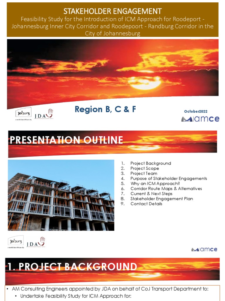 JDA - Stakeholder Engagement Presentation | PDF | Economics | City