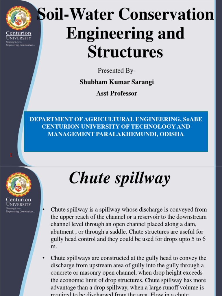 Chute Spillway | PDF | Spillway | Hydraulic Engineering