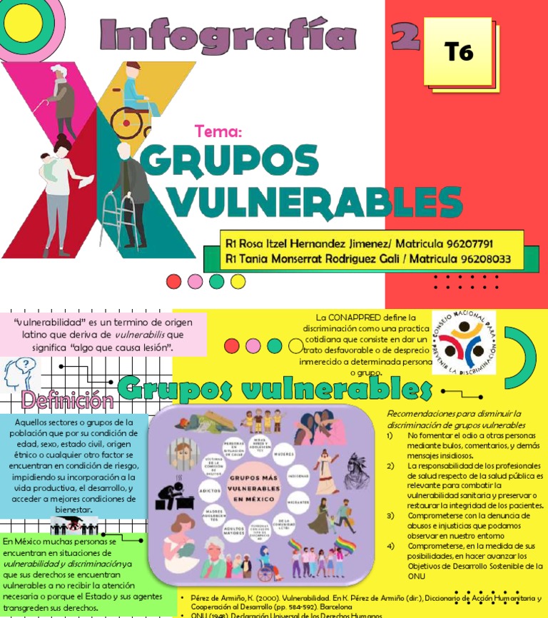 Infografia Grupos Vulnerables | PDF
