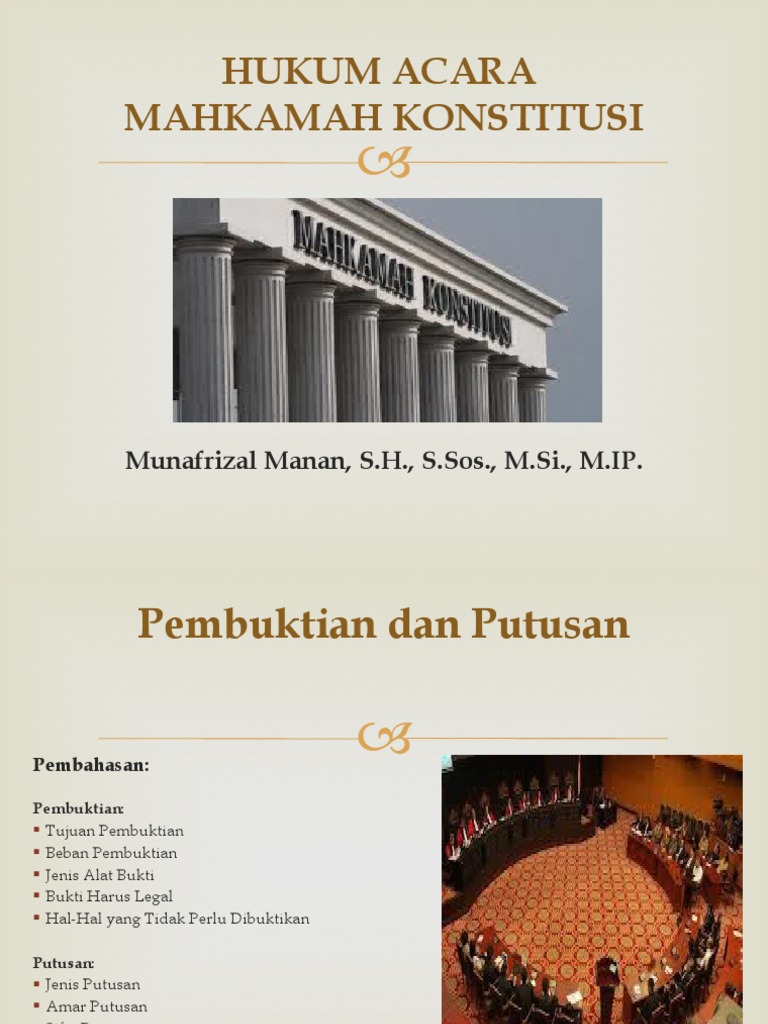 Jenis-Jenis Putusan MK | PDF