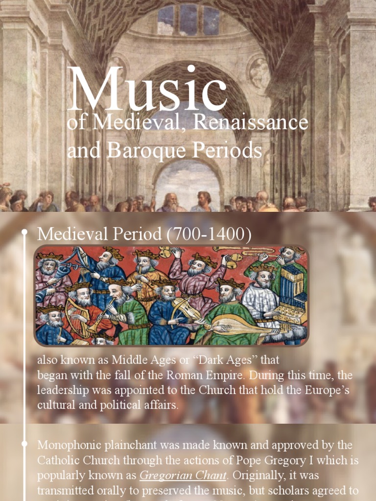 Music of of Medieval, Renaissance and Baroque Periods | PDF