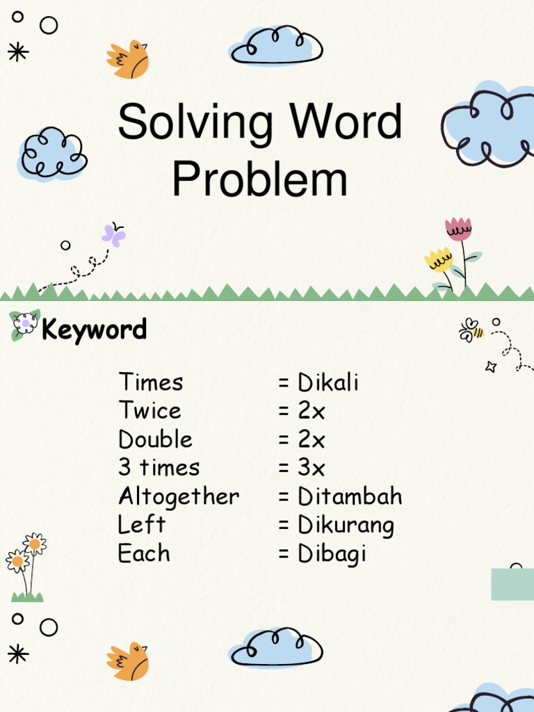 CHAPTER 7 Solving Word Problem | PDF