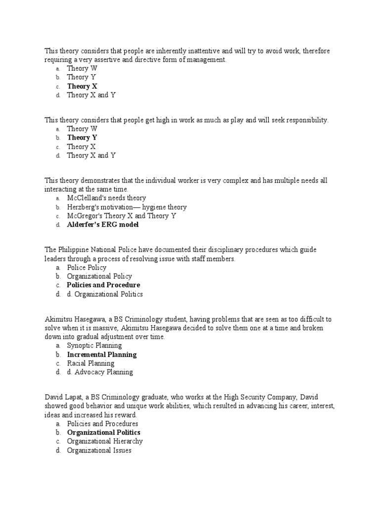 Criminology Theories and Leadership Insights | PDF | Communication ...
