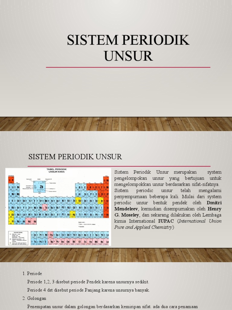 Sistem Periodik Unsur | PDF