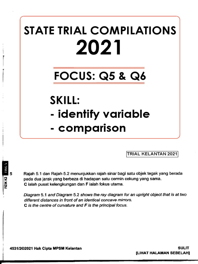 Physics q5&q6 Trial 2021 | PDF | Photoelectric Effect | Radio