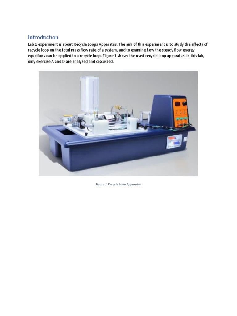 Lab 1 | Download Free PDF | Fluid Dynamics | Flow Measurement
