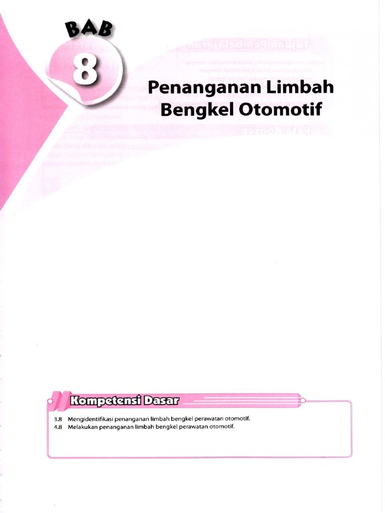 BAB 8 Pengelolaan Bengkel Sepeda Motor | PDF BAB 8 Pengelolaan Bengkel Sepeda Motor | PDF