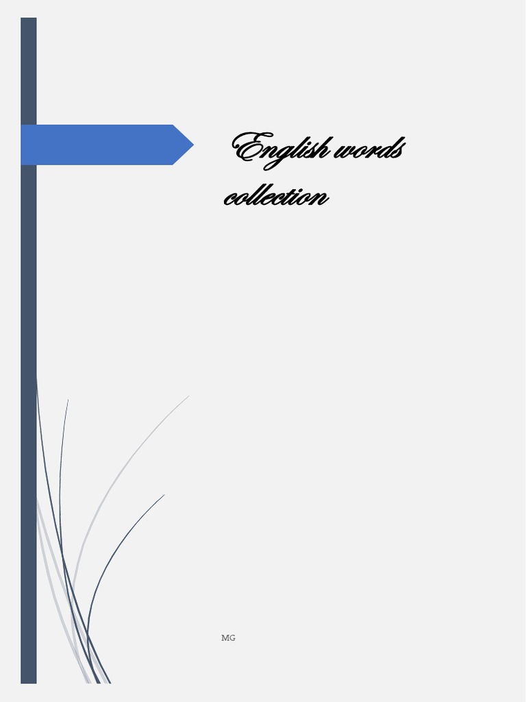 English Words Collection | PDF