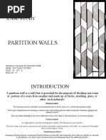 7 Partition Wall Detail | PDF | Wall | Architectural Elements
