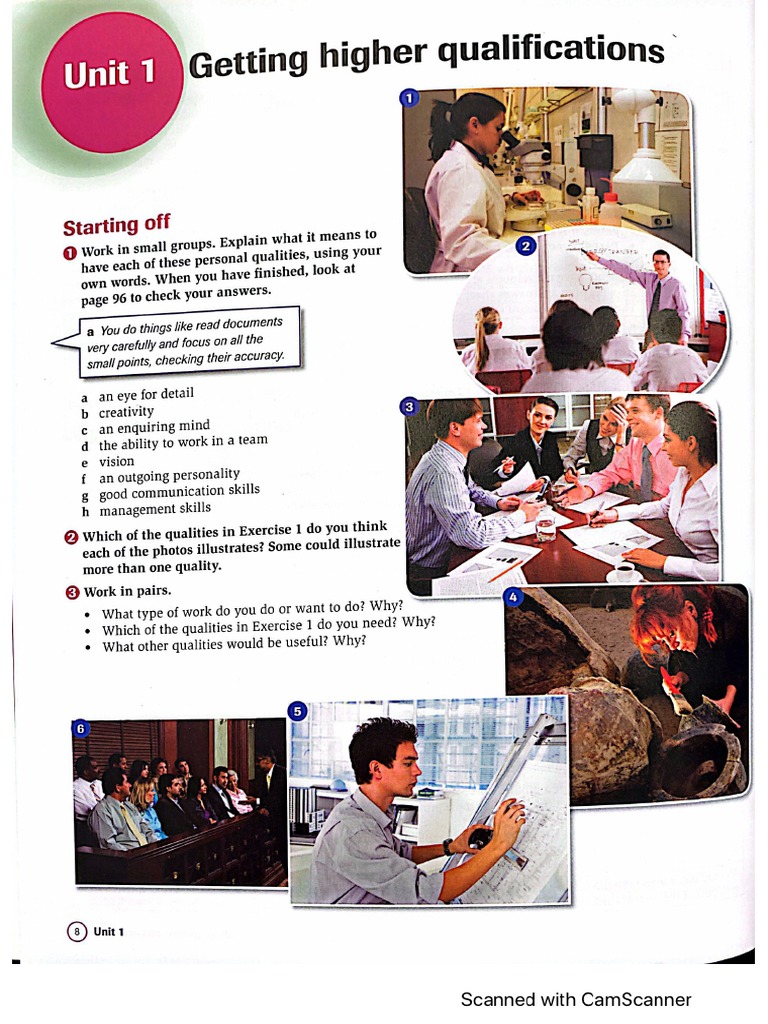 Complete Ielts 6.5-7.5 Unit 1 Students Book | PDF