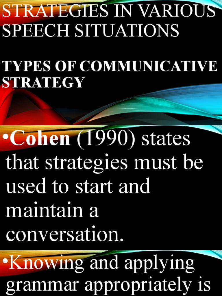 Communicative Strategies Overview | PDF | Conversation | Learning