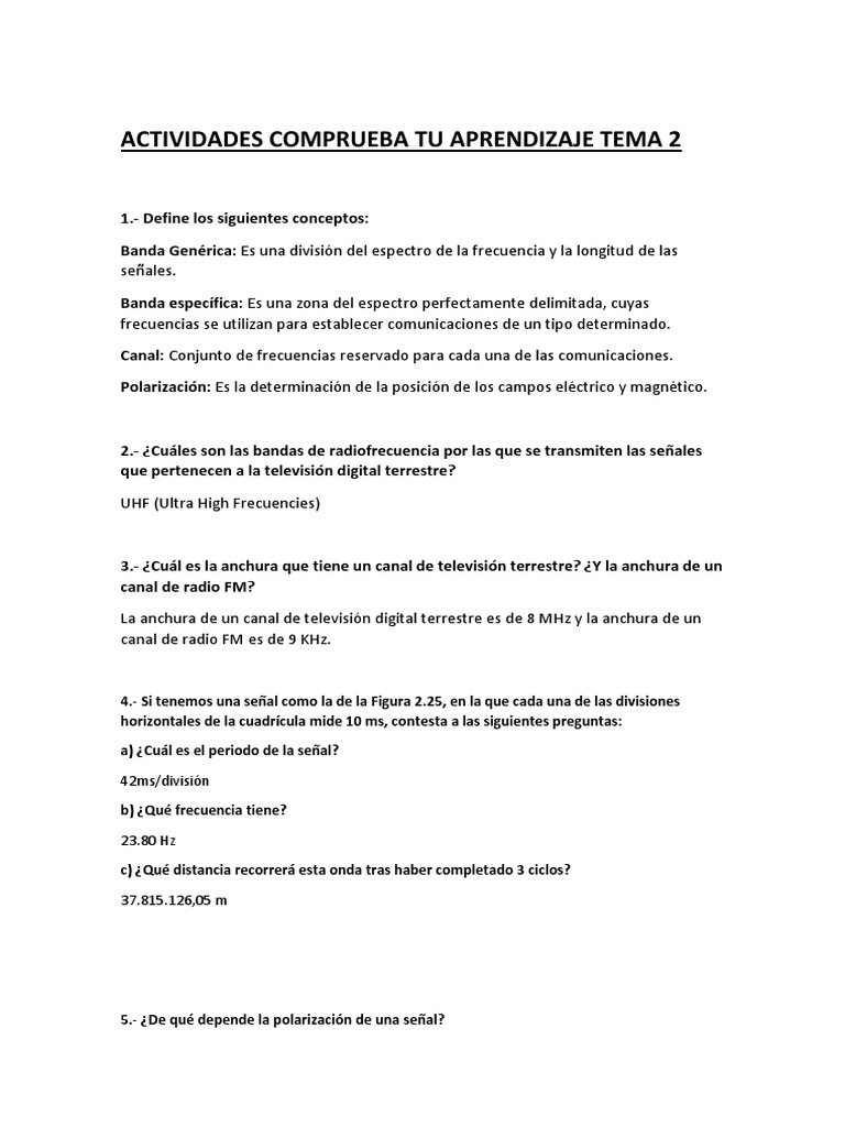 Vsip - Info Solucionario Actividades Comprueba Tu Aprendizaje Tema 2 Telecomunicaciones 4 PDF ...