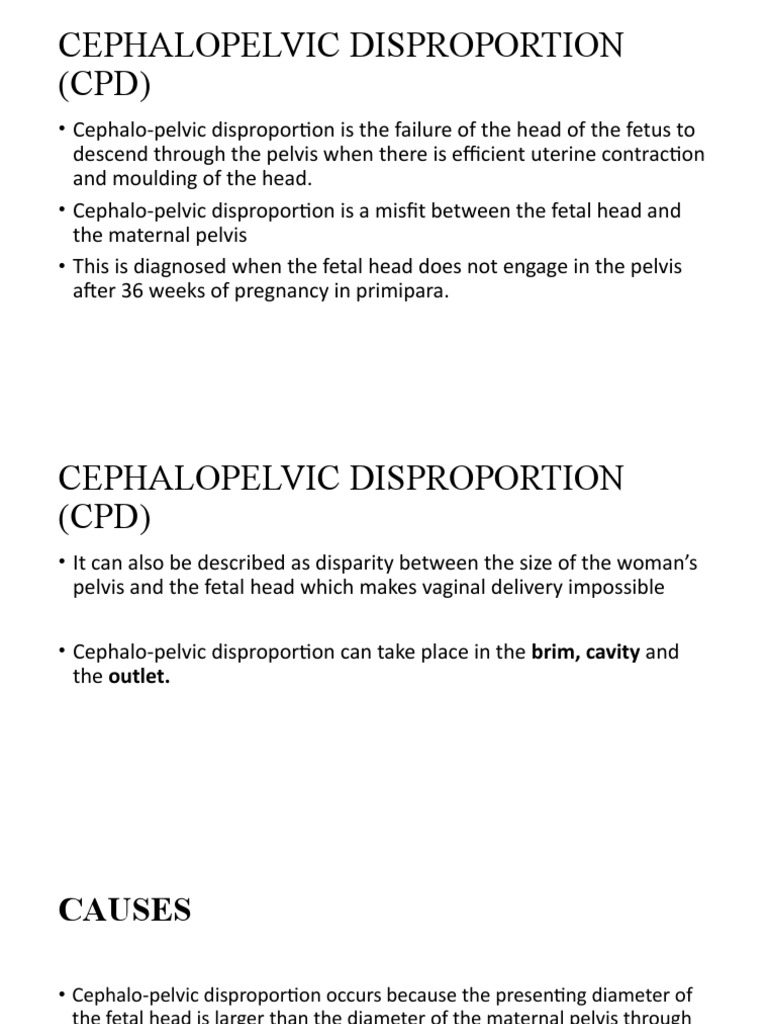 Cephalopelvic Disproportion | PDF | Pelvis | Childbirth Cephalopelvic Disproportion | PDF | Pelvis | Childbirth