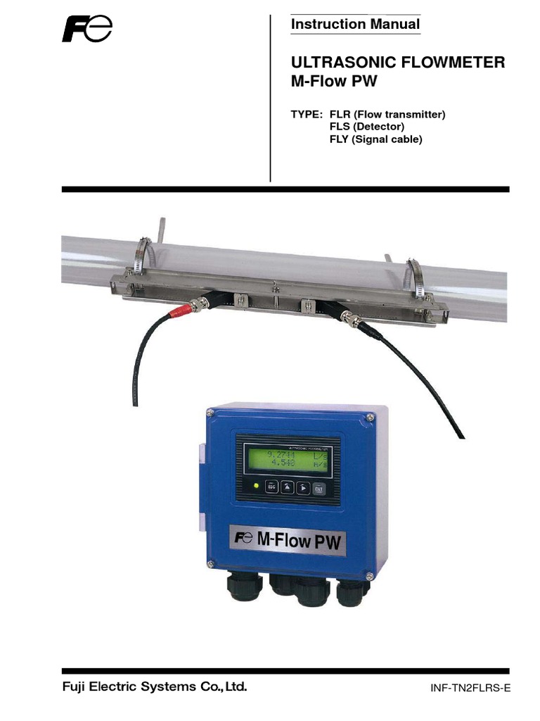 MFlow PWmanual | PDF | Fuse (Electrical) | Flow Measurement