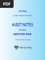 AUDIT Handwritten | PDF | Audit | Financial Audit
