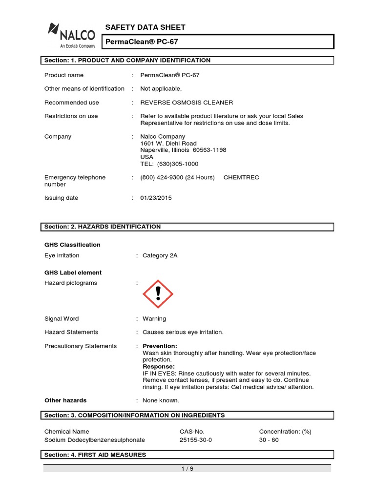 PermaClean PC-67 | PDF