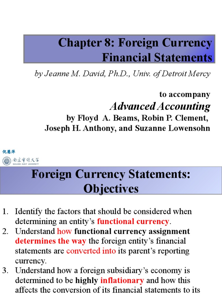 Foreign Currency Financial Statements Explained | PDF | Debits And ...
